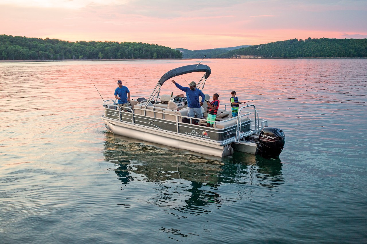 Sun Tracker Pontoon Model Comparison