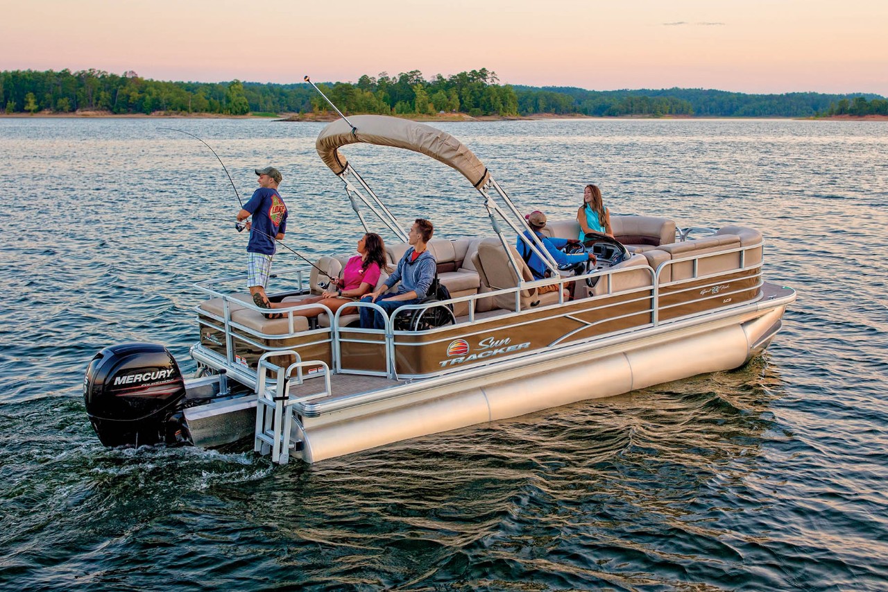 Sun Tracker Pontoon Model Comparison