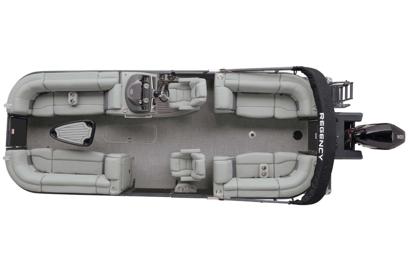 REGENCY Luxury Pontoons at Bass Pro and Cabela's Boating Centers