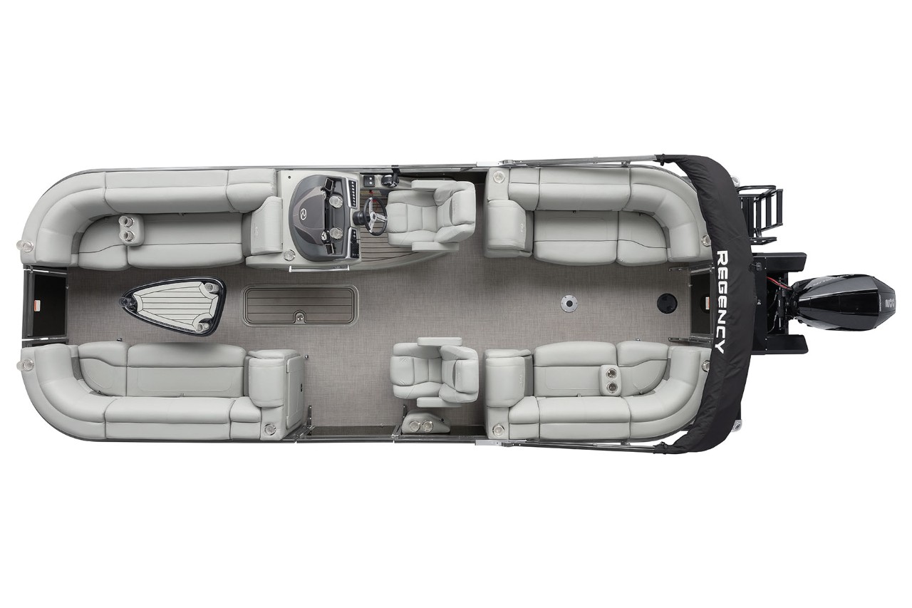 REGENCY Luxury Pontoons at Bass Pro and Cabela's Boating Centers